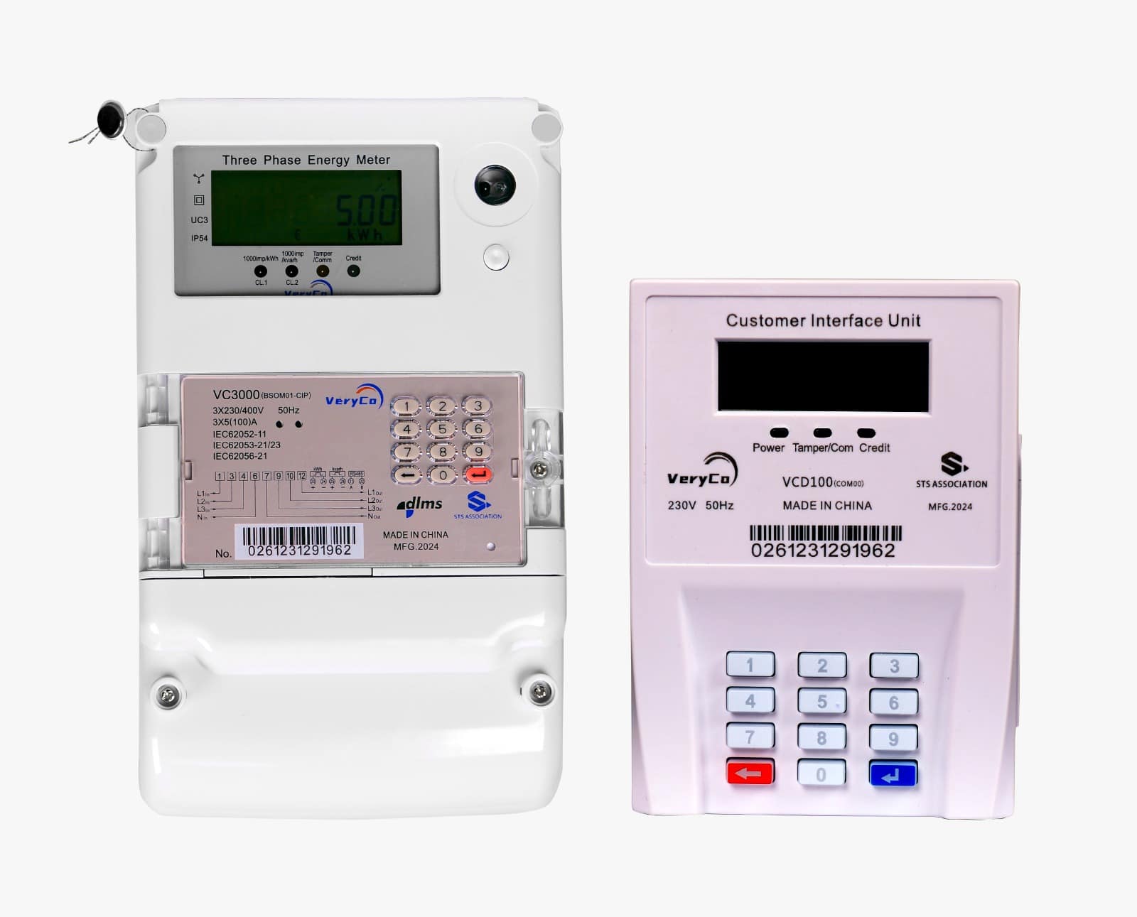 BS Three Phase Split 4G Prepaid Meter with PLC CIU - Konta | Prepaid ...